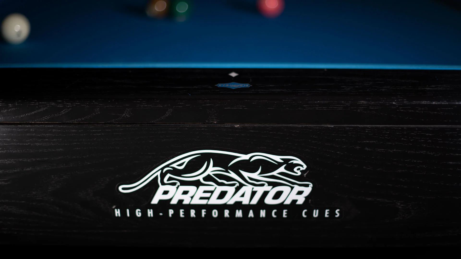 Predator Pool Table Sticker - White On Clear - Predator
